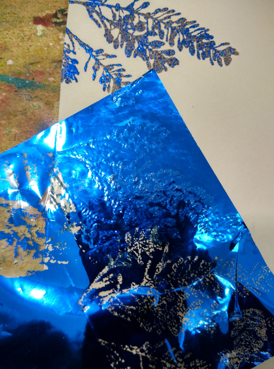 Crafters Corner : Experimenting with foil