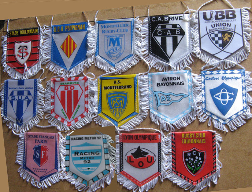 fanions de football: fanion RUGBY TOP 14 2011/2012