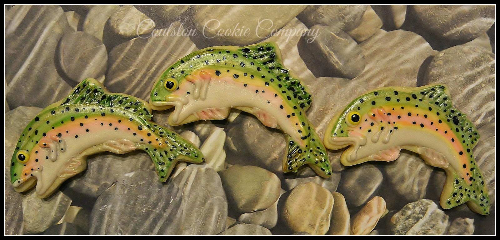 ...Coulston Cookie Company...: Hobby Cookies: Rainbow Trout Cookies