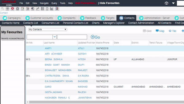 Siebel Foundation: Favourites Windows in Siebel : Siebel Open UI ...