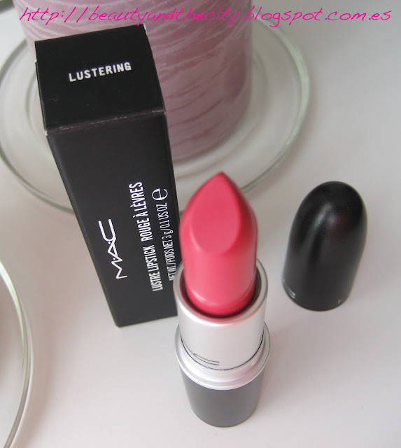 Beauty And The City: MAC Lustre Lipstick in Lustering