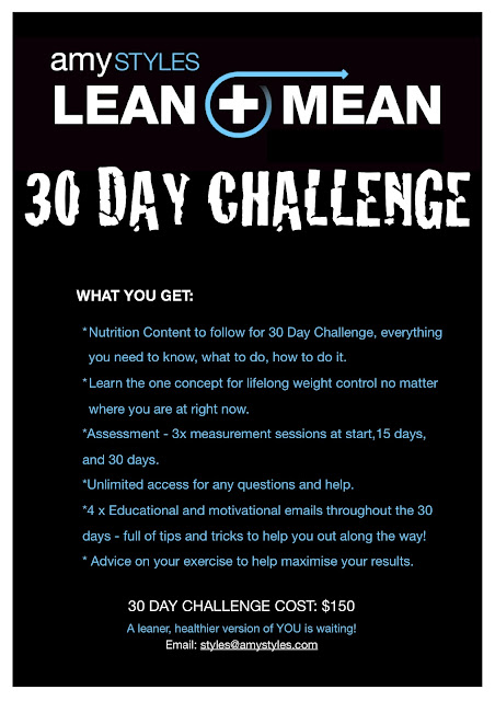 amystyles: The 30-Day Lean & Mean Challenge!