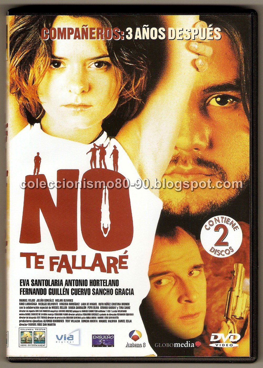Coleccionismo 80-90: NO TE FALLARÉ (2001) - DVD