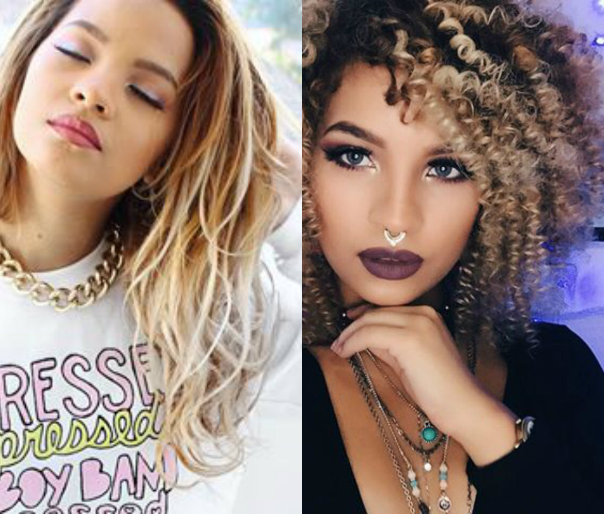 como cachear a parte lisa do cabelo - Naturallize-se