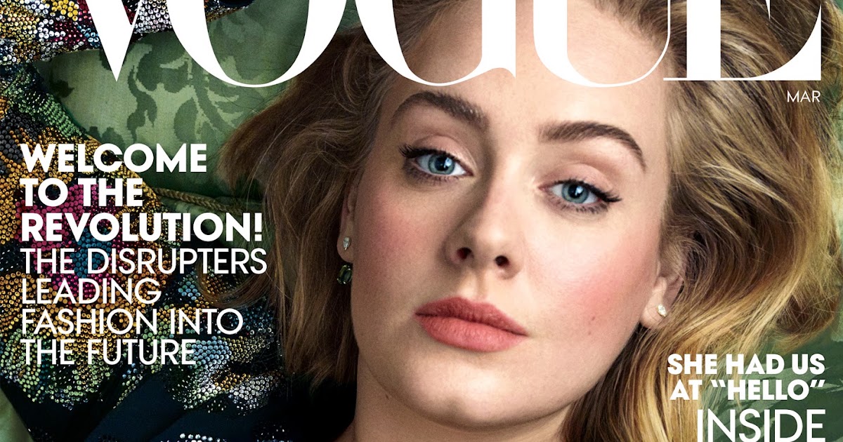 LUXE Models Blog: Adele models on front cover of Vogue