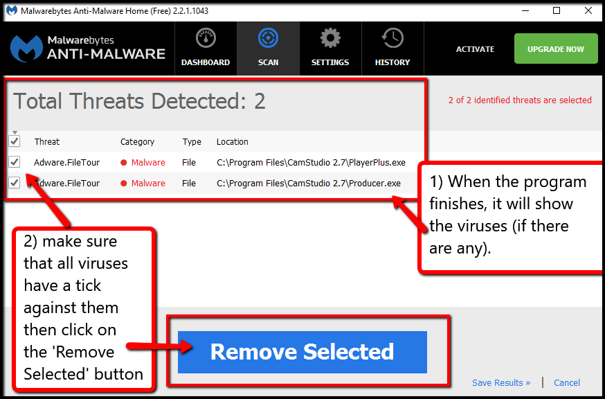 Windows 10 - Running Malwarebytes to check for Viruses - BAYC - Tech ...