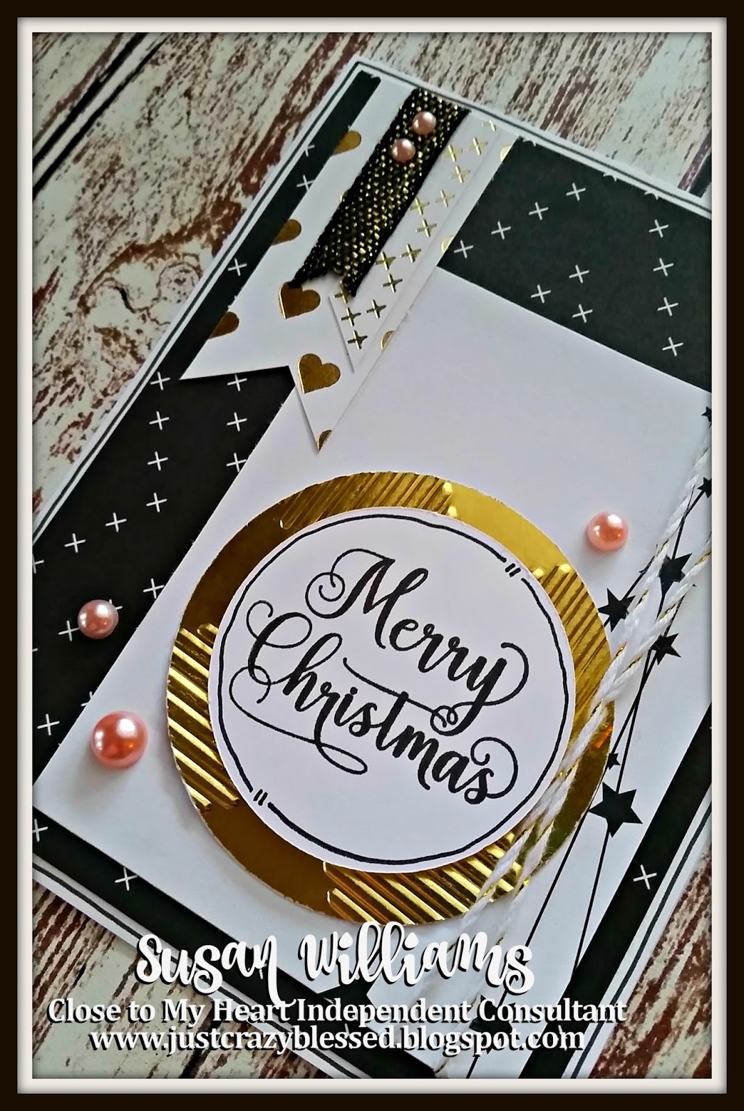 Just Crazy Blessed : Silver & Gold Card Workshop with Cutting Files!