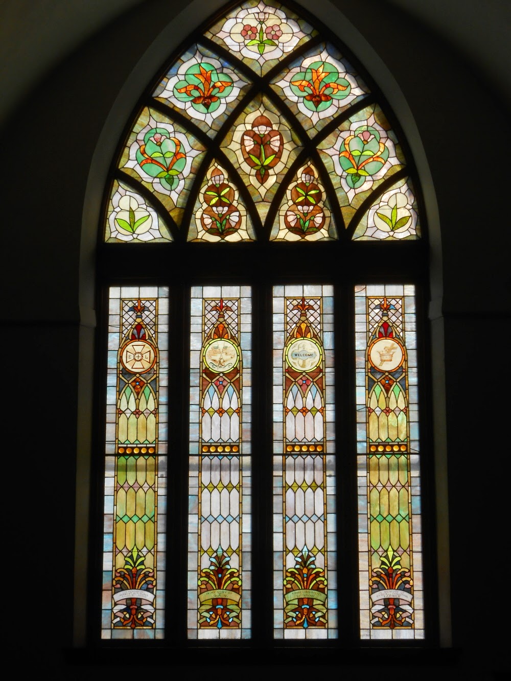 The Lucas Countyan: United Methodist glass 1: The great south window