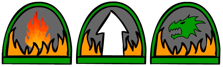 Vulkan's Forge: Thougts on: Salamanders Heraldry