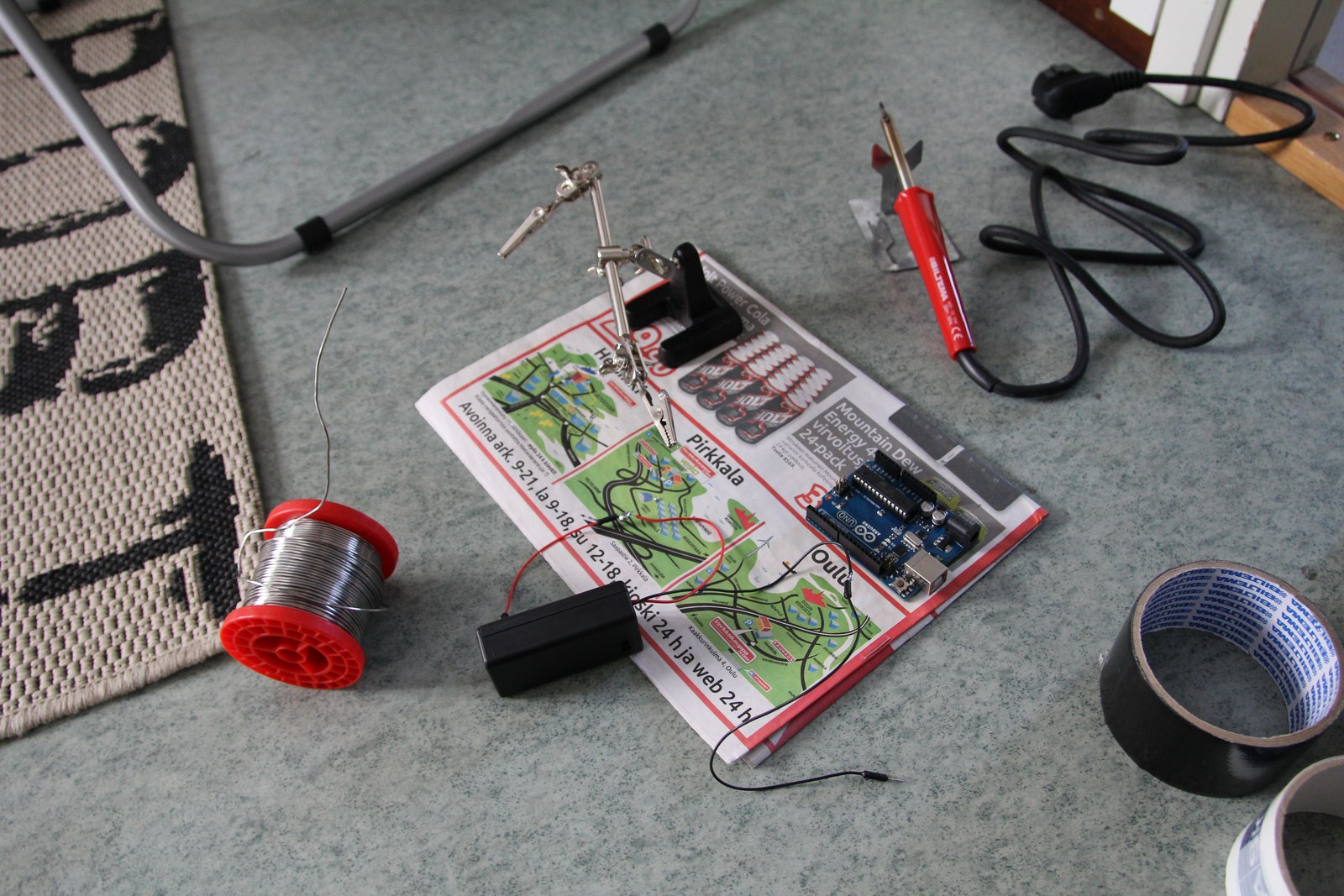 Arduino blog by Niki Ahlskog: hc-sr04 ultrasonic sensor, with 4 legs ...