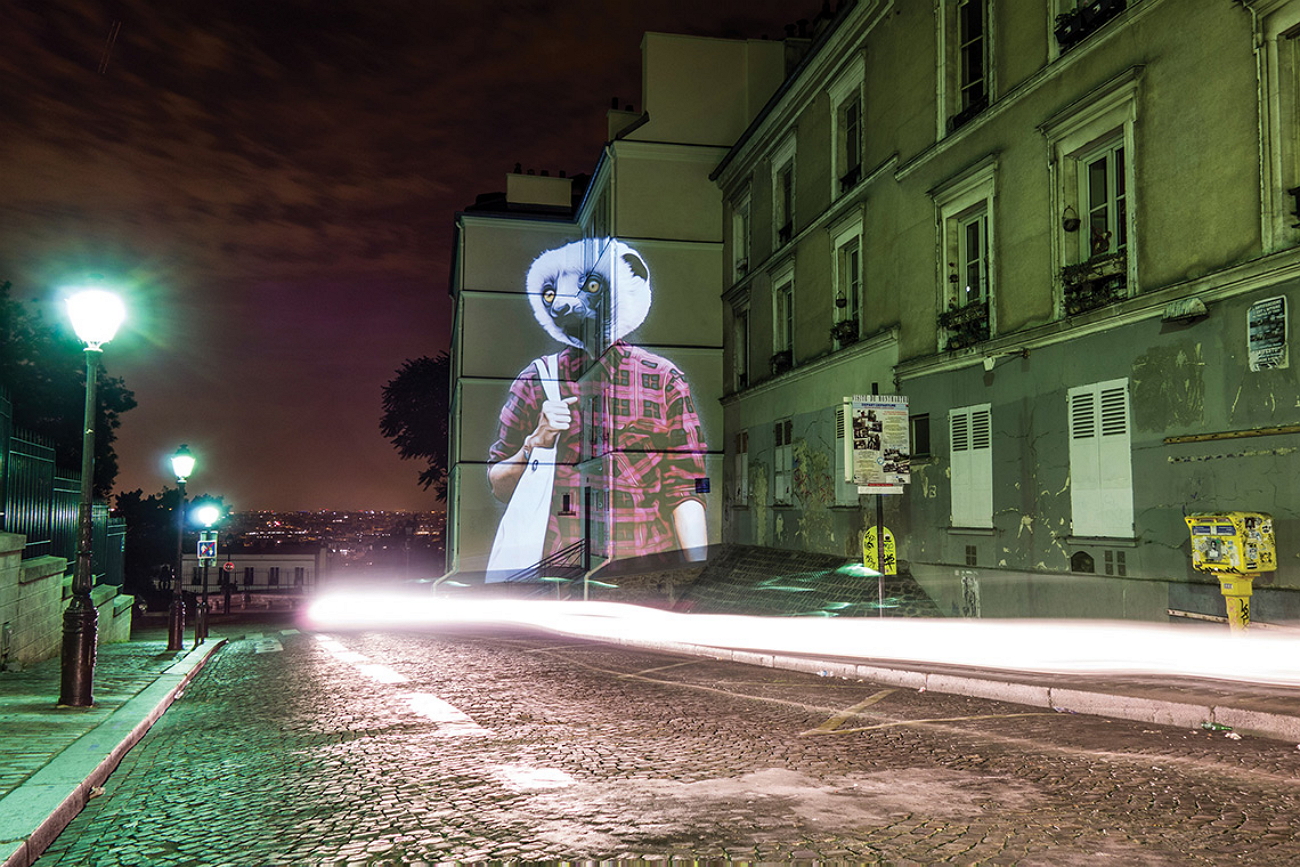 The Magic cafe: Световые инсталляции от Julien Nonnon