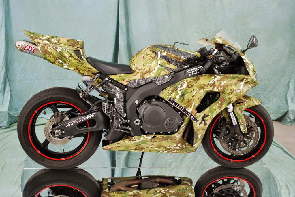 Hydrographics Motorcycle Design | MODIFICATION UNIQUE