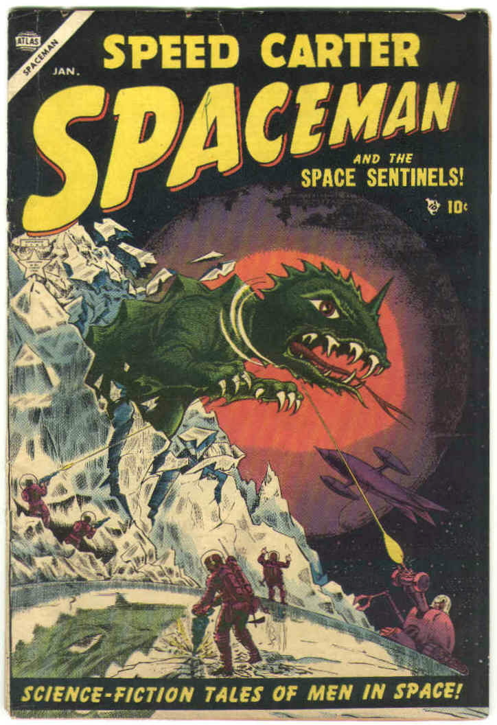 Last of the Spinner Rack Junkies: Speed Carter SPACEMAN by Joe Maneely 1953