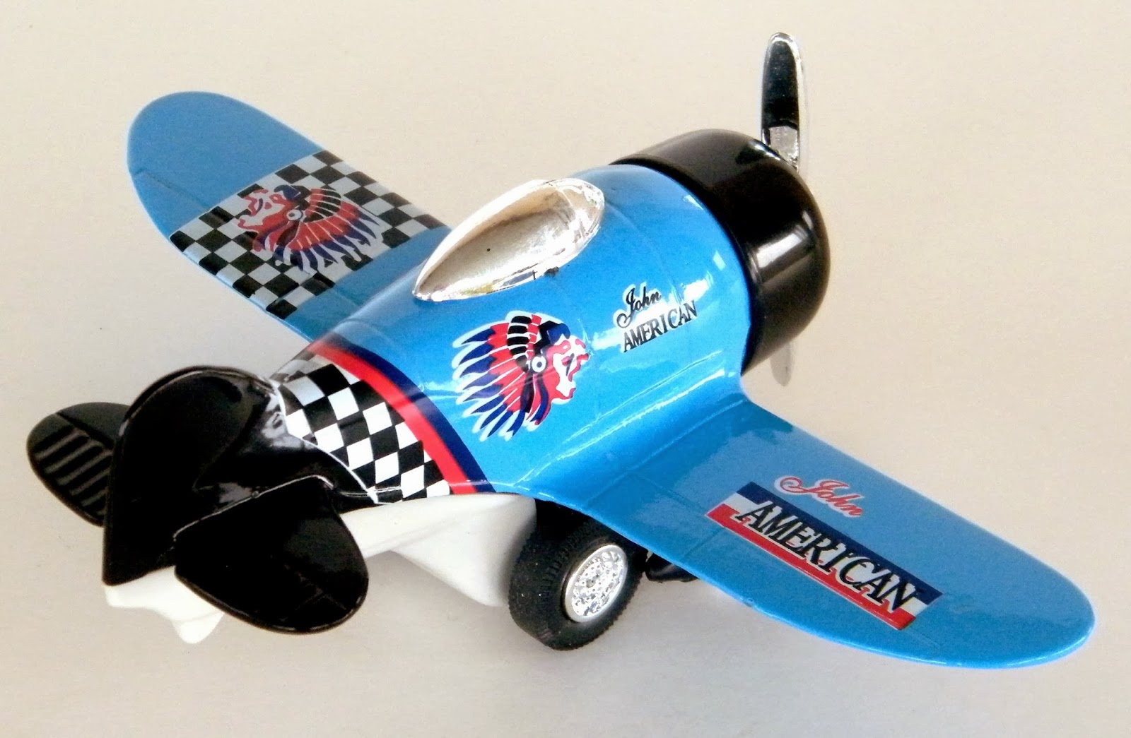 Toys and Stuff: China 'T' Monoplane - Blue-Black