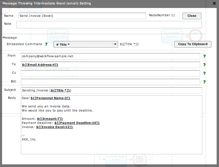 Workflow Sample: A Workflow to Say Goodbye to Postal Billing