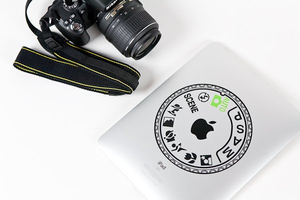 ไอเดียสติ๊กเกอร์ Camera Dial Laptop Decal