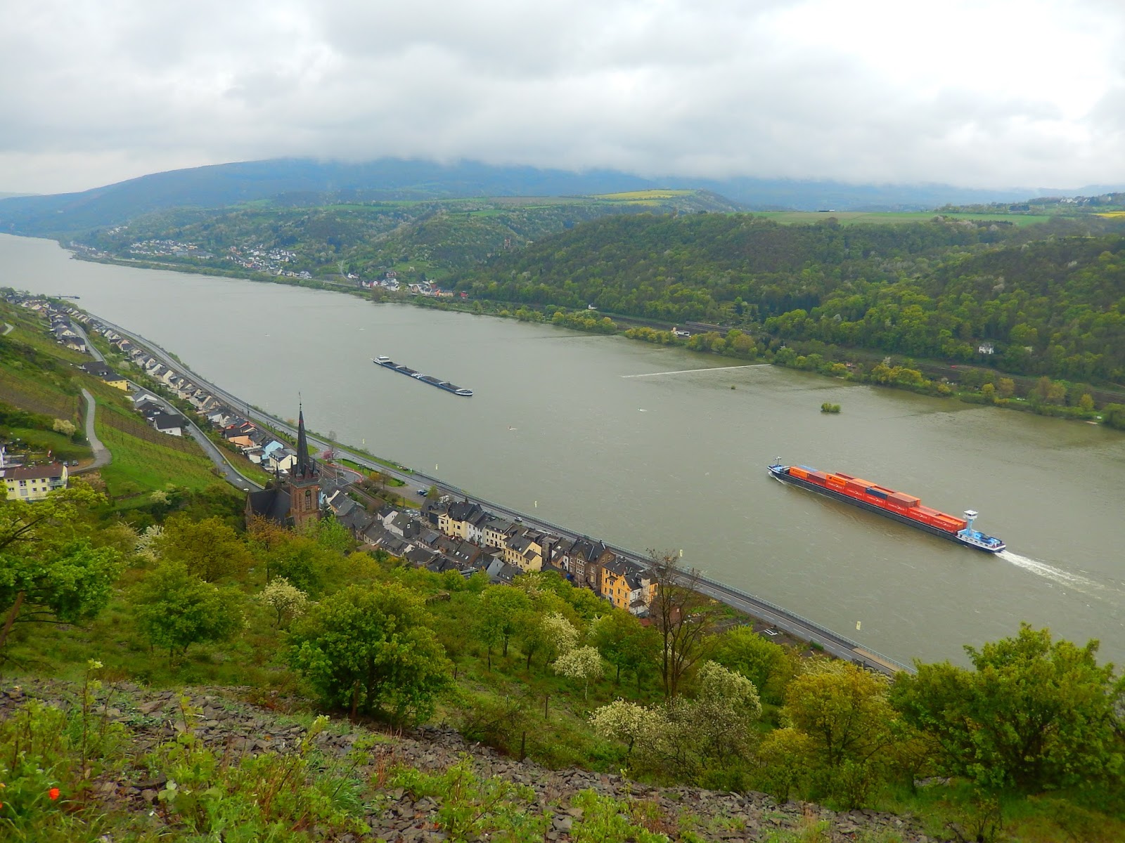 Der Wanderfreund: Wilder Rheinsteig Etappe 15 von Kaub nach Lorch (14,8 km)