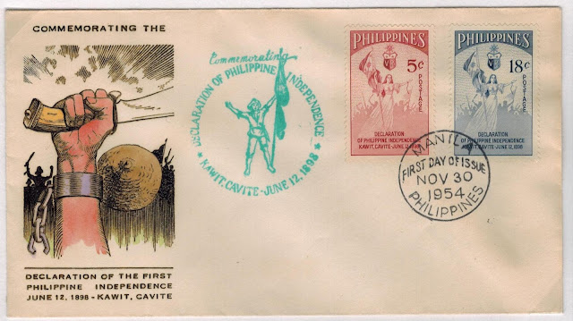Philippine Republic Stamps : 1954 56th Anniversary of the Declaration ...