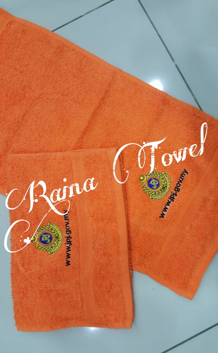 Tempahan tuala sulam