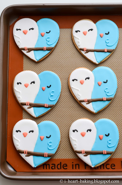 i heart baking!: lovebird cookies