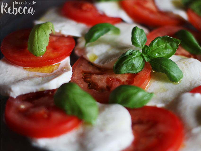 La cocina de Rebeca: Ensalada caprese