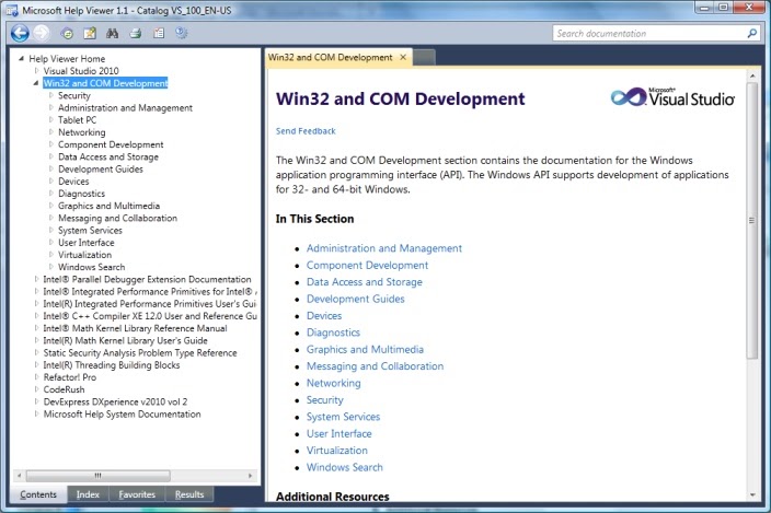 Hafiz [Pariabi]: The Return of Help Viewer, Visual Studio 2010 Service ...