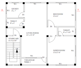 Architectural Building Working Plans Free DWG Download