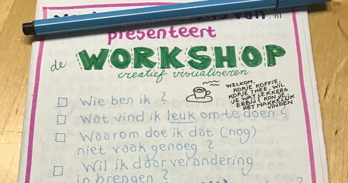 Workshop creatief visualiseren