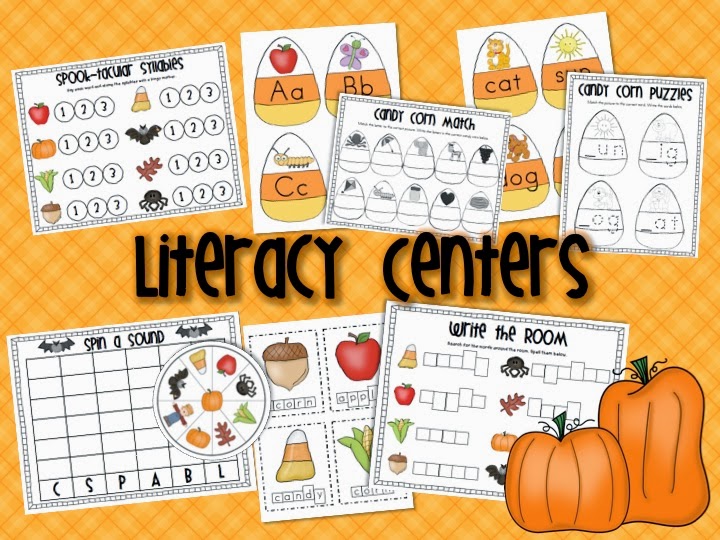 Mrs. Ricca's Kindergarten: Happy October! {Freebies & Centers}