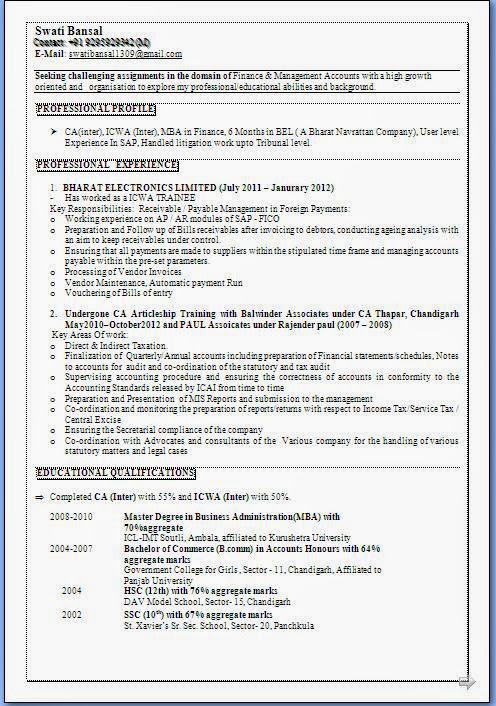 attractive resume templates