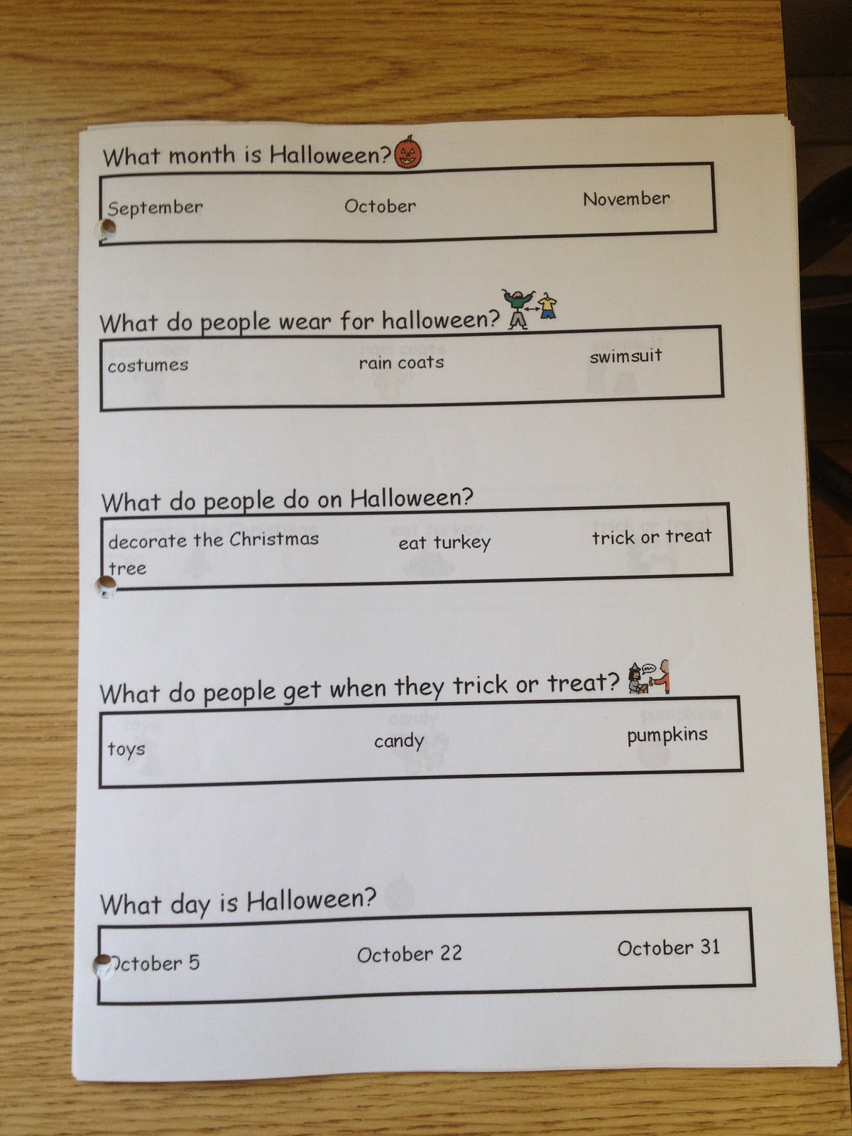 Autism Tank: Halloween Activities