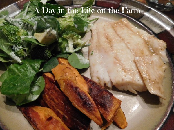 A Day in the Life on the Farm: Guinness Glazed Scrod #FishFridayFoodies