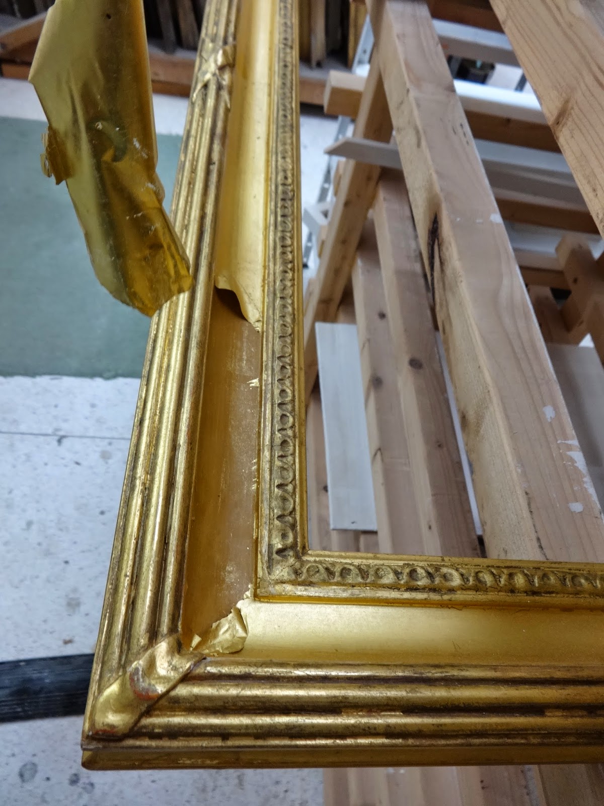 Framemaker: Flaking gilding