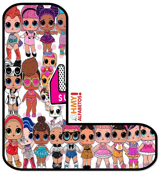 Abecedario LOL Surprise. Nice LOL Surprise Alphabet. - Oh my Alfabetos!
