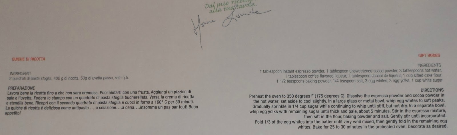 La Creatività di Anna!!!: Fiocco dolce alla ricotta e Frollini farciti ...