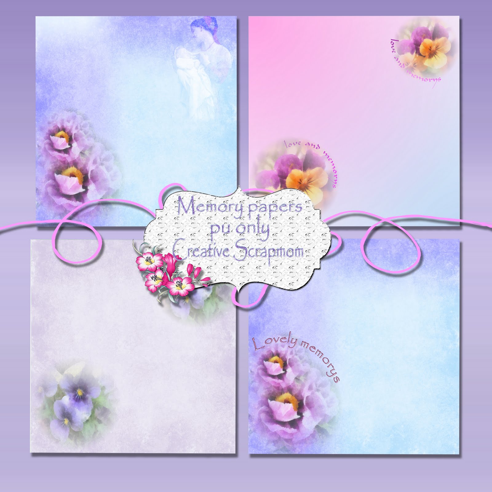 Welkom bij Creative Scrapmom: Memory papers 24x24