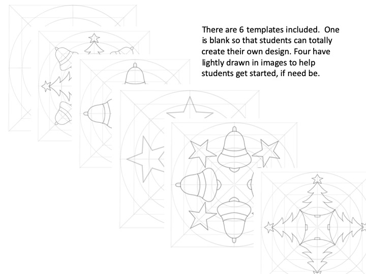 Art Sub Lessons: Winter Middle School Art Sub Plans