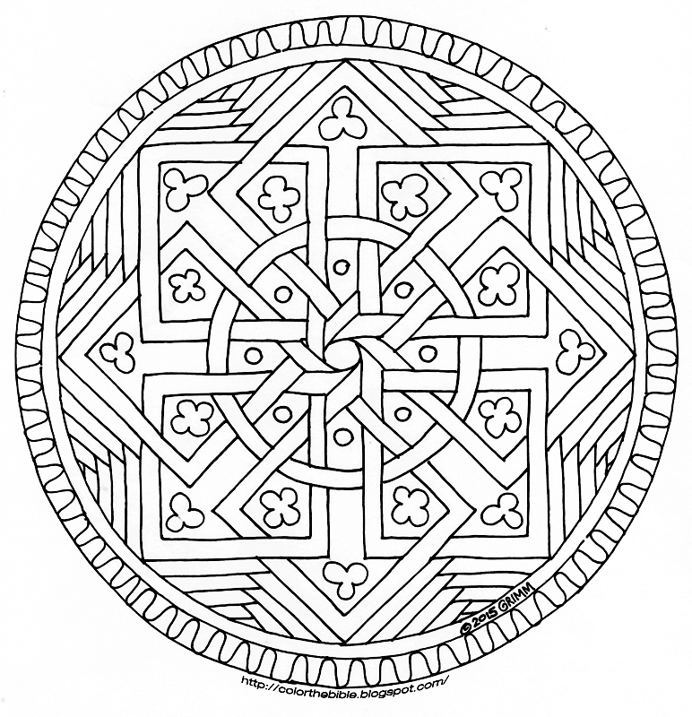 Radial Symmetry Coloring Page Coloring Coloring Pages