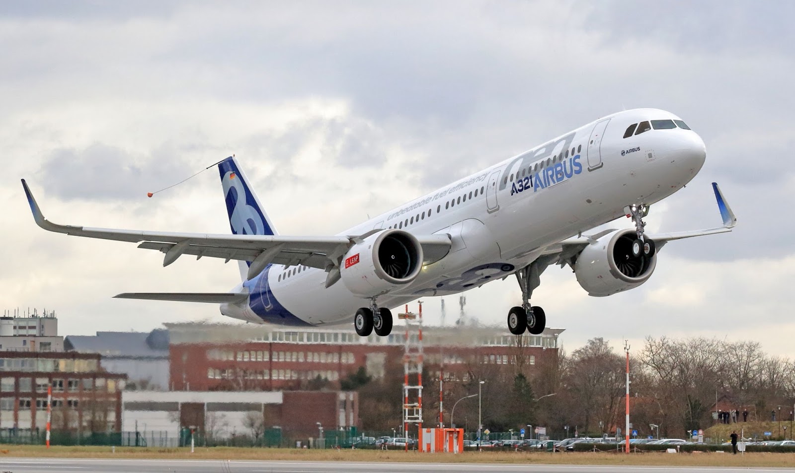 Airbus A321neo CFM Engine First Flight - Aircraft Wallpapers HD