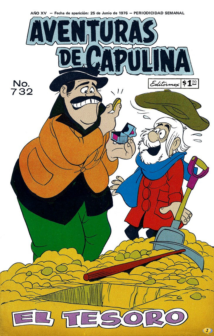 Comics Mexicanos de Jediskater: Aventuras de Capulina No. 732, Junio 25 ...