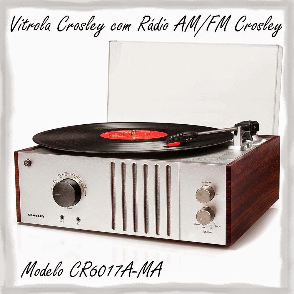 Blog Vanessa Sial : Vitrola Crosley com Rádio AM/FM Crosley Modelo ...