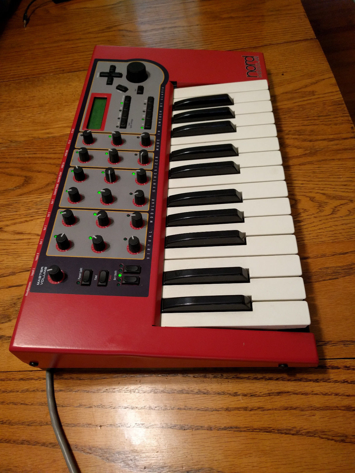 MATRIXSYNTH: Classic Nord Modular G1 Keyboard Synthesizer SN 99010745