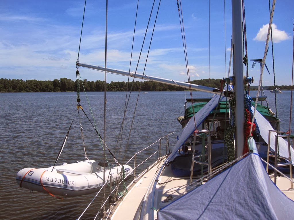 Dinghy Derrick and Cradle
