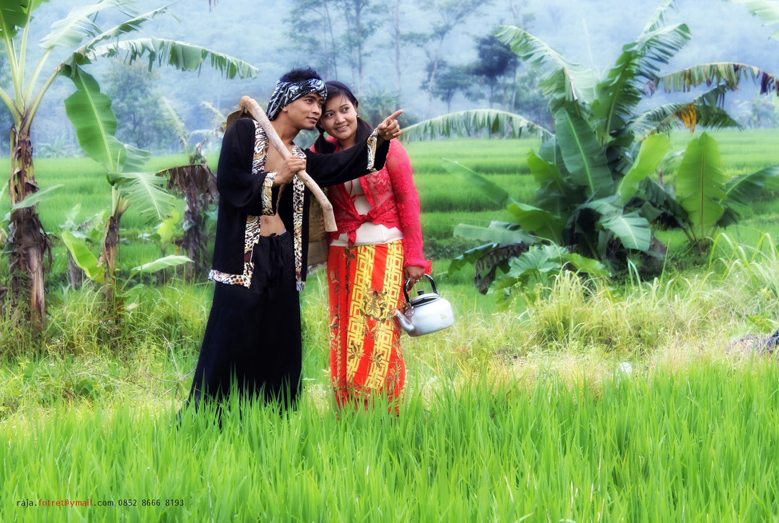 Seni Fotoghrafy: prewedding di sawah