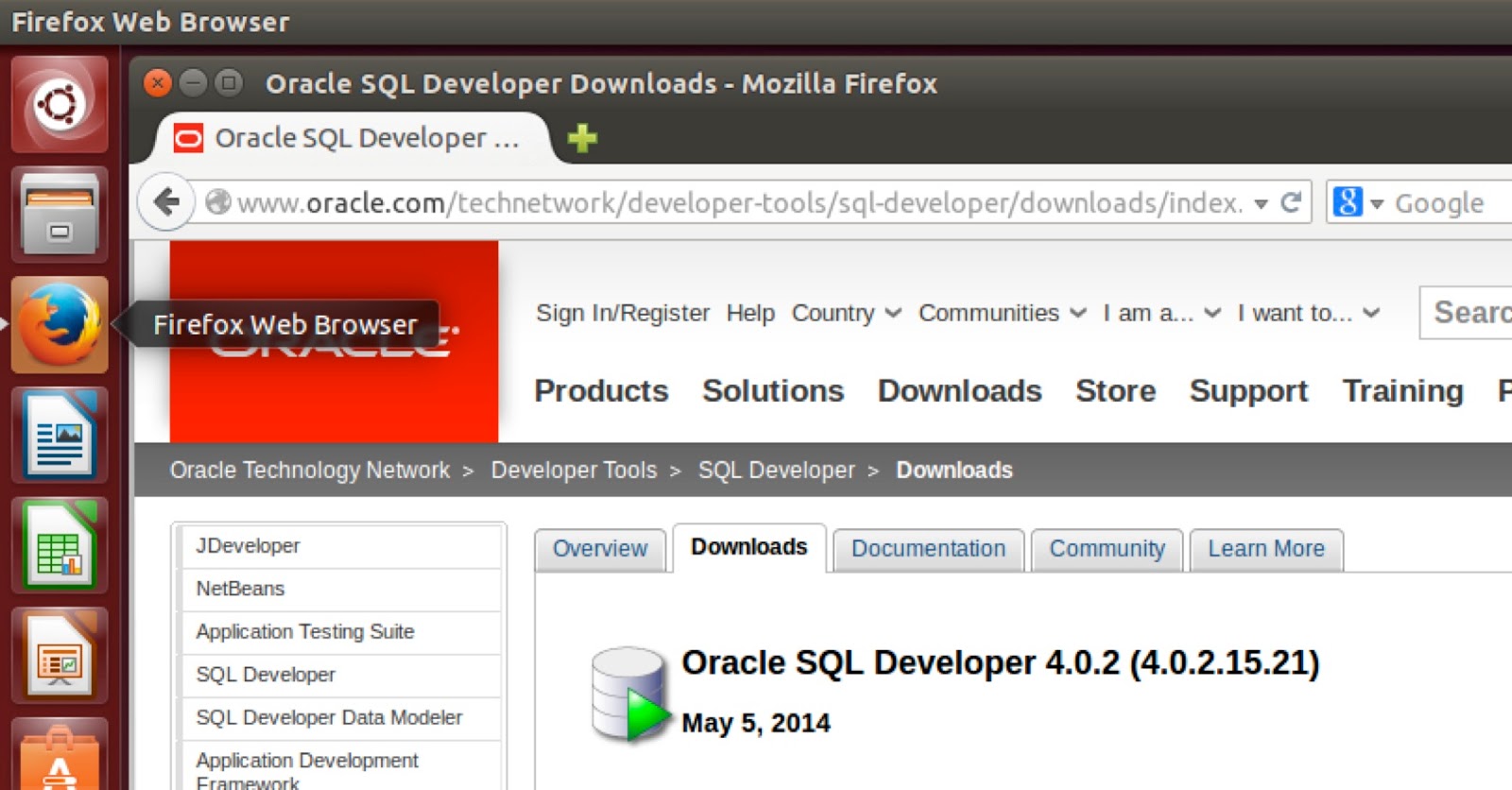 Soa Jp Instalar Oracle Sql Developer En Ubuntu 1404