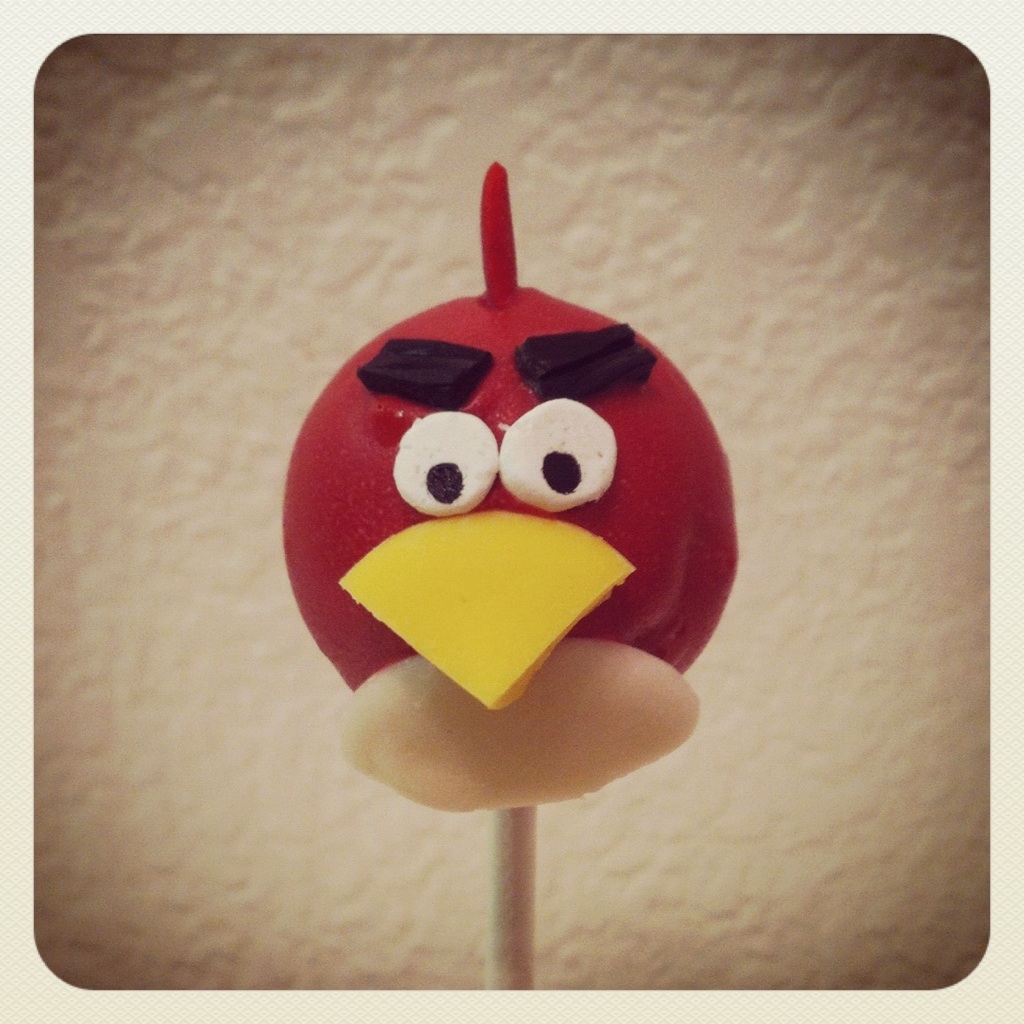 vypassetti cake pops: Angry Birds