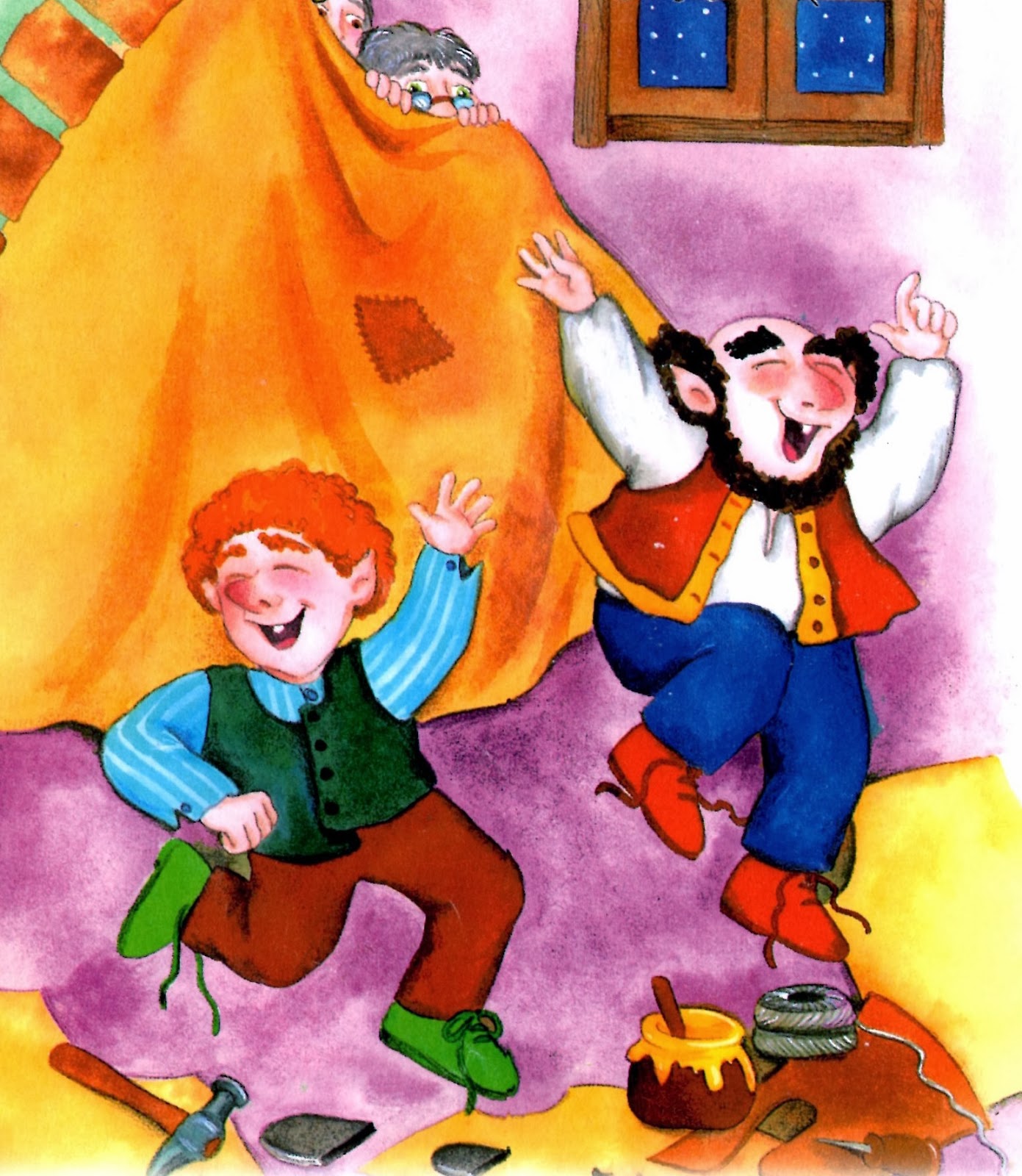 Lecturas para pequeños, niños y niñas.: Los duendes y el zapatero