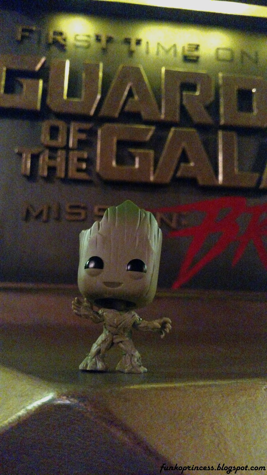 Groot Funko Pop exploring Disneyland on his own!