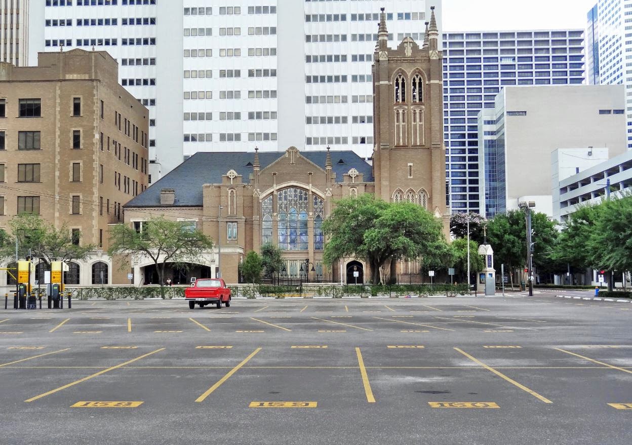 Houston in Pics: First Methodist Church in Downtown Houston