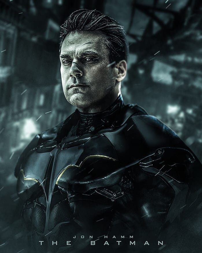Jon Hamm gostaria de interpretar o Batman no Universo DC ...
